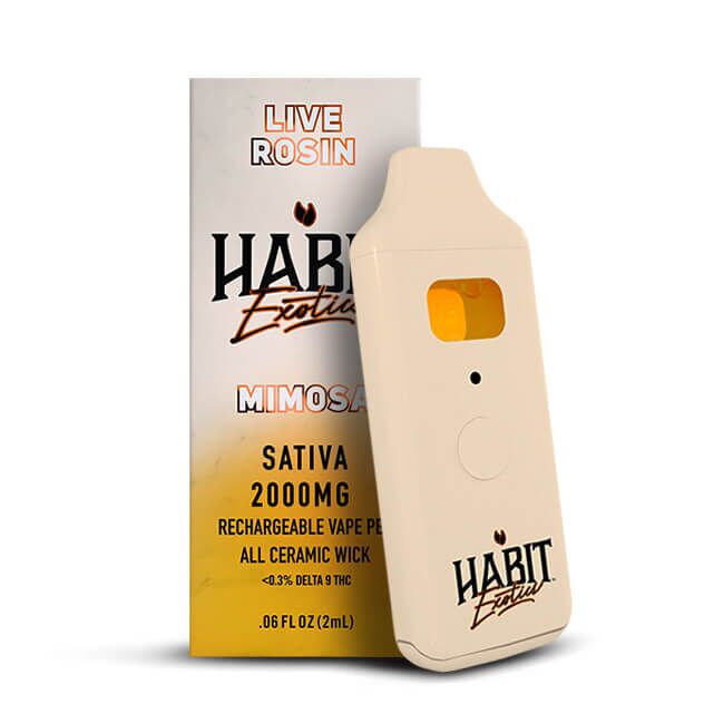 Habit 2g THCa Live Rosin Disposable Vape – The Hemp Store